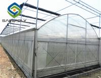 China 10m Span PE Plastic Shed Film Greenhouses For Agriculture for sale