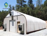 China 275G/M2 12M Light Deprivation Greenhouse Gothic Roof Structure for sale