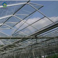 China Transparent Multi Span 120km/H Commercial Glass Greenhouse for sale
