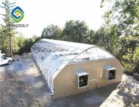 China 40m Auto Plastic Film Light Deprivation Greenhouse For Herbs for sale