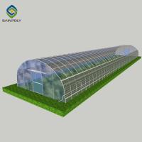 China Fruits 100m Single Span Plastic Tunnel Greenhouse for sale