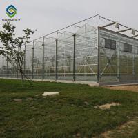 China Agricultural 120km/H 10.8m Multi Span Glass Greenhouse for sale