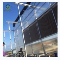 China Commercial Garden Transparent 7.5m PC Sheet Greenhouse for sale