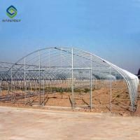 China 0.20mm Cucumber Plant Pe Film Single Tunnel Greenhouse for sale