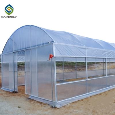 China 10m Single Span Tunnel Greenhouse With Cooling System for sale