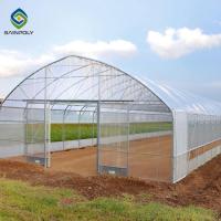 China 10m Single Span Tunnel Greenhouse With Cooling System for sale