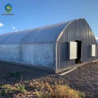 China Herbs 200 Micron PE 30m Light Deprivation Greenhouse for sale