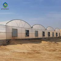 China Vegetable Multi Span 3.0m Arch PC Sheet Greenhouse for sale