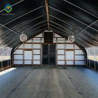 China Galvanized Steel Skeleton 9m Light Deprivation Greenhouse for sale