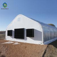 China 33ft Pe Film 100m Light Deprivation Greenhouse for sale