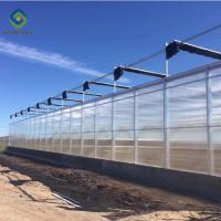 China 12m Multi Span Clear Polycarbonate PC Sheet Greenhouse for sale