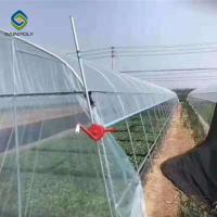 China Hot Galvanized Steel 12m Single Tunnel Greenhouse for sale