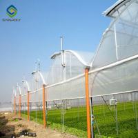 China Elliptical Pepper 8.0m Plastic Polyethylene Film Greenhouse for sale