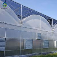 China Tomato 0.15mm Polyethylene Film Multi Span Greenhouse for sale