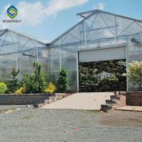 China Garden Transparent Exhibition 10mm PC Sheet Greenhouse for sale