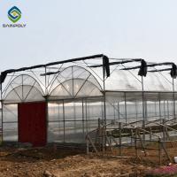 China Elliptical Pepper 8.0m Plastic Polyethylene Film Greenhouse for sale