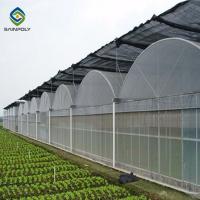 China Tomato 0.15mm Polyethylene Film Multi Span Greenhouse for sale