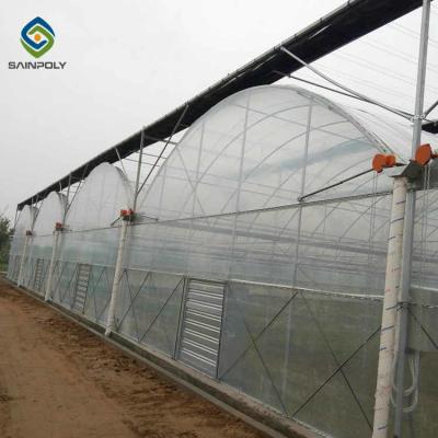 China 6mm Plastic Polyethylene Film Greenhouses With Irrigation System for sale