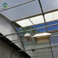 China PE 5M Automated Blackout Greenhouse With LED Light Growing System for sale