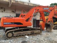 China Boom Length 5700mm DOOSAN DH220 21400kg Used Excavator Machine for sale