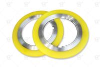 China Rubber Bonded Spacer Tripper Rings For Metal Slitting System for sale