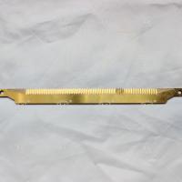 China 18mm TiN Coated Toothed Blade Serrated Blade For Film Plastic Packing for sale