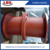 China Cast Steel Wire Rope Drum Barrel Winch Drum For Workover rig for sale
