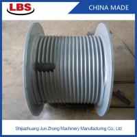 China Oil Drilling Rig Platform Crane Winch Drum With Grooved drum for sale