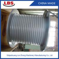China Oil Drilling Rig Platform Crane Winch Drum With Grooved drum for sale