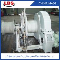 China 10 Ton 20 Ton 50T Ship Traction Marine Winch With Spooling Device for sale