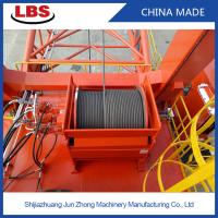 China Heavy Duty LBS  Groove Drum Tower Crane Winch With 100m - 10000m Rope for sale
