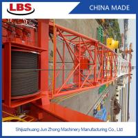 China Heavy Duty LBS  Groove Drum Tower Crane Winch With 100m - 10000m Rope for sale