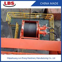 China High Strength Steel LBS Groove Drum Winch Machine For Tower Crane for sale