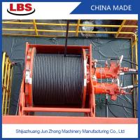 China High Strength Steel LBS Groove Drum Winch Machine For Tower Crane for sale