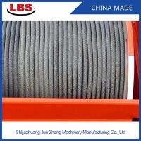China High Strength Steel LBS Groove Drum Winch Machine For Tower Crane for sale