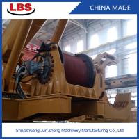 China Crane Wire Rope Hydraulic Winch Crawler Crane Winch With Groove Drum for sale