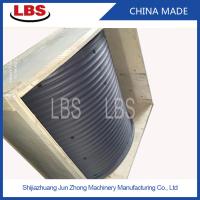 China LBS Gray Grooved Drum with Shaft/ Stainless Steel Material for sale