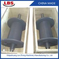 China Wire Rope Drum Factory/  Grooved Drum with Shaft for sale