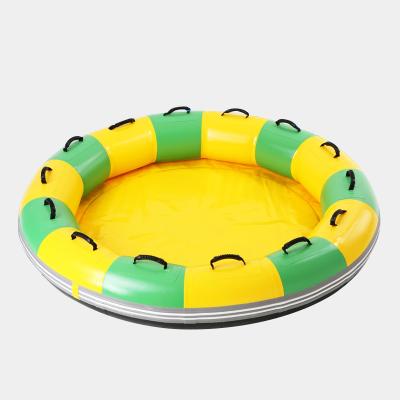 China Six Person Water Slide PVC Inflatable Tube For Super Tornado Slide for sale