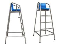 China Durable 304 Stainless Steel Swimming Pool Lifegurd Chair for sale