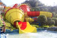 China Galvanized Carbon Steel Structure Water Slides for Adventure Water Park for sale