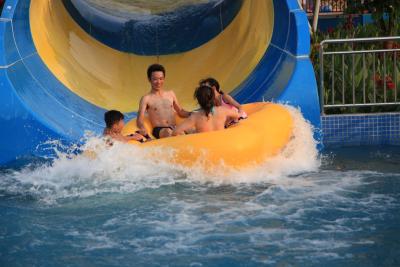 China FRP Aqua Water Theme Parks For Adult / Customized Tornado Slide 16m Platform Height for sale