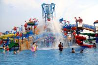 China Fiberglass Aqua Playground Equipment, Big Water House For Family Fun Customs for sale