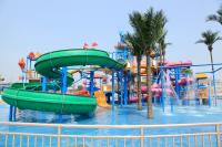 China Commercial Medium Water House Aqua Playground Platform With Water Slide for Water Park for sale
