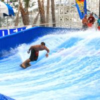 China Durable Surfing Flow Rider Extreme Sport Fun Ride 21.7m*13.4m For Water Park for sale