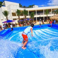 China Novelty Flowrider Water Ride , Two Surfers Surf Skateboard For Water Park / Customized for sale