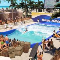 China Two Surfers Flowrider Water Ride Novel Water Attractions For Relieved for sale