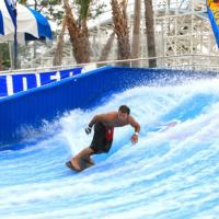 China Outdoor Aqua Play Flowrider Water Ride For Skateboarding Surfing Sport for sale