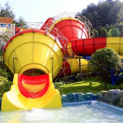 China Funny Outdoor Park Water Slide Fiberglass Tantrum Valley For 480 Riders Per Hour for sale