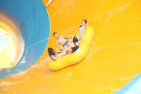 China Customized Adults Fiberglass Water Park Tornado Slide 14.6m Height for Water Park for sale